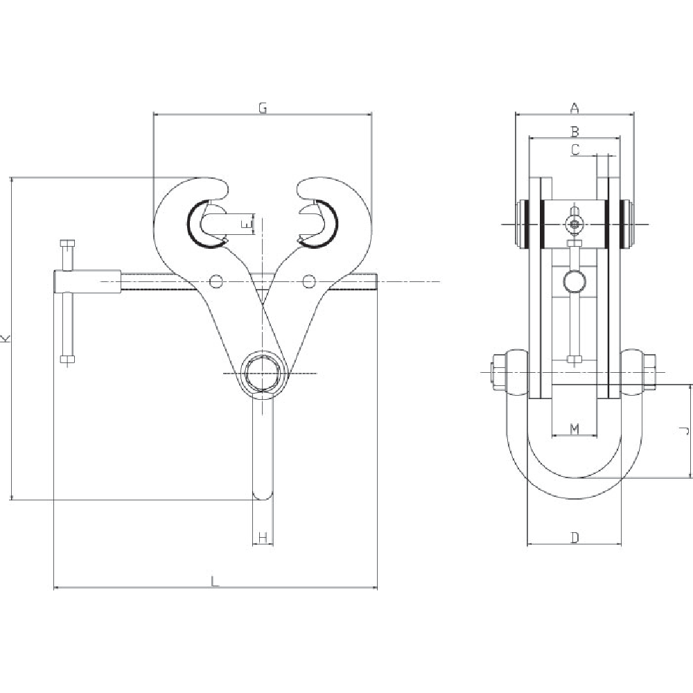 RMBCV Beam Clamp with Swivel Jaw | REMA