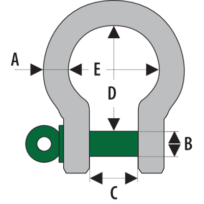 Harpsluiting type G-4161 borstbout (Grade 6) - Gegalvaniseerd Staal met ...