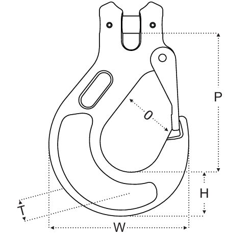 RCH clevis sling hook (Grade 10) | REMA
