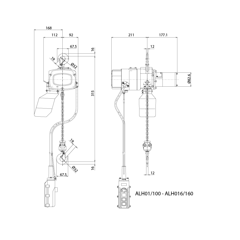 Palan électrique Alpha 230V | REMA