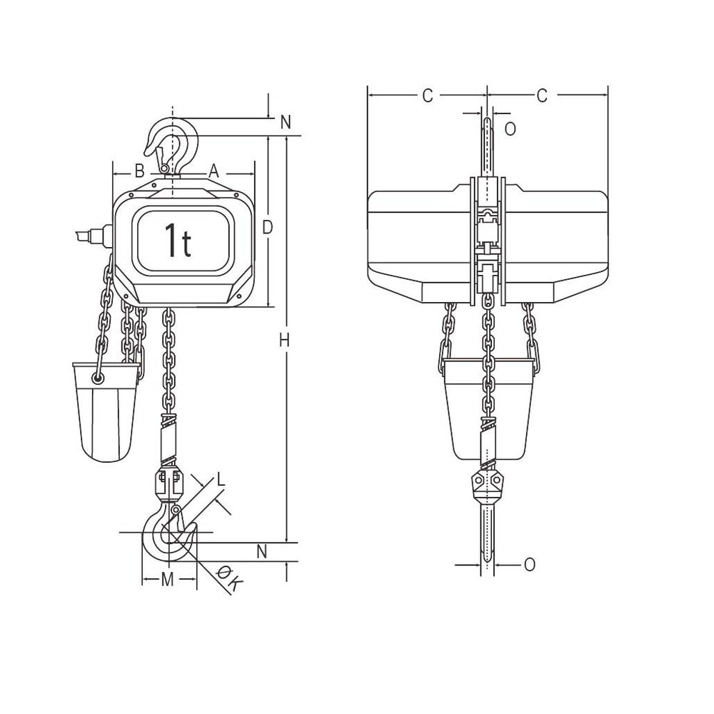Palan électrique FAH 400V | REMA