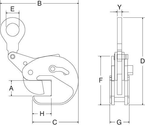 COBK beam lifting clamp | REMA
