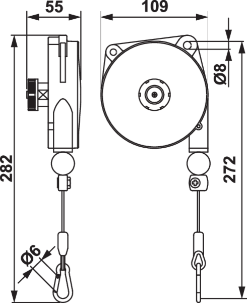 Tool balancer, light-weight design | REMA