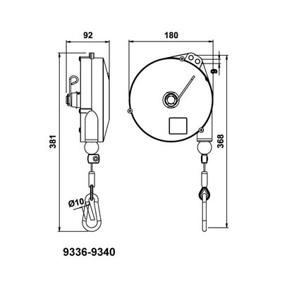 Tool balancer, medium-weight design | REMA