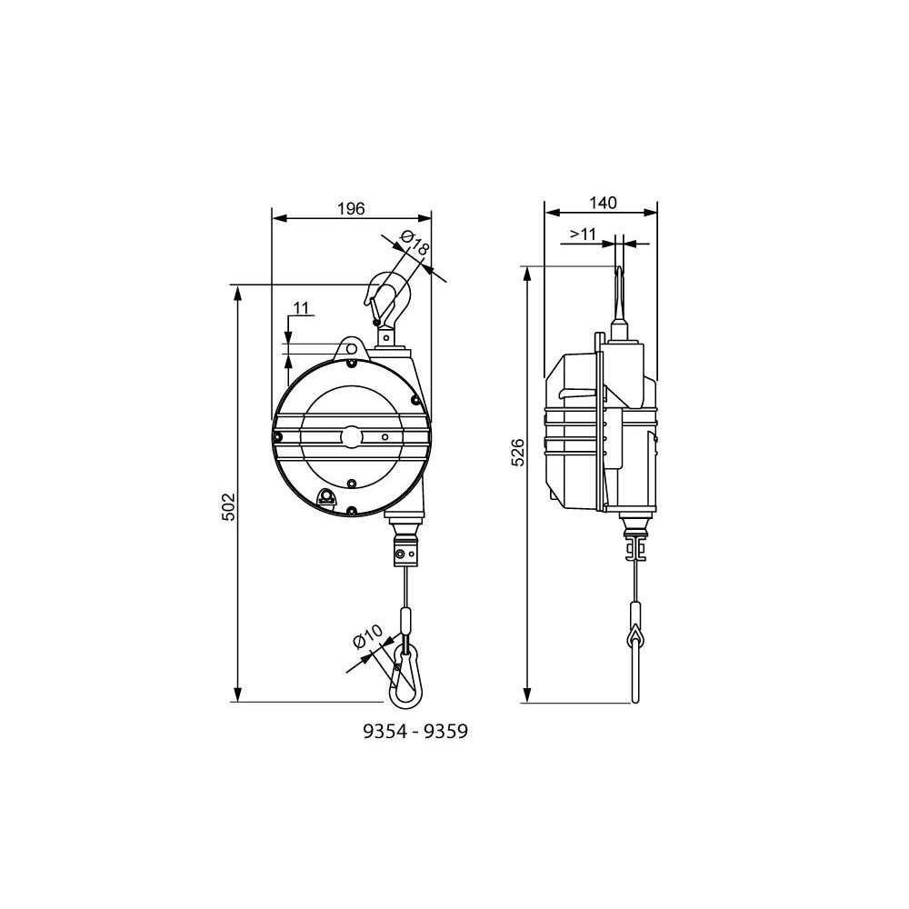 Federzug Rema schwere Ausführung | REMA