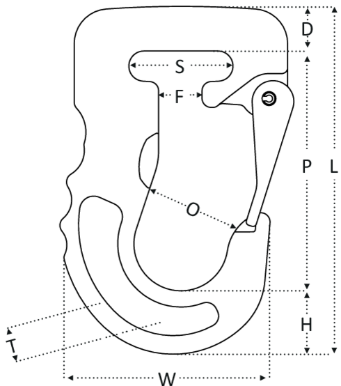 Rema RWSH Webbing sling hook | REMA