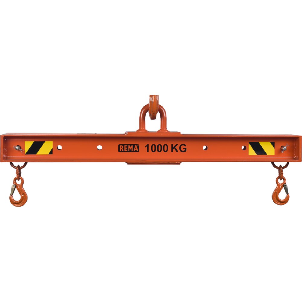 Hoist traverse beam REMA, with 2 adjustable hooks. | REMA